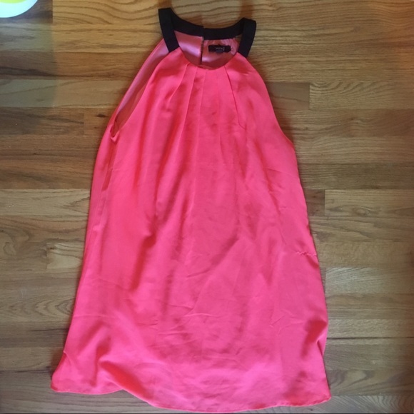 Very J | Dresses | Very J Coral Gathered Halter Shift Dress | Poshmark